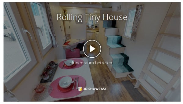 Tiny House - virtuelle 360- Grad Besichtigung - IMMOFUX ® Immobilien